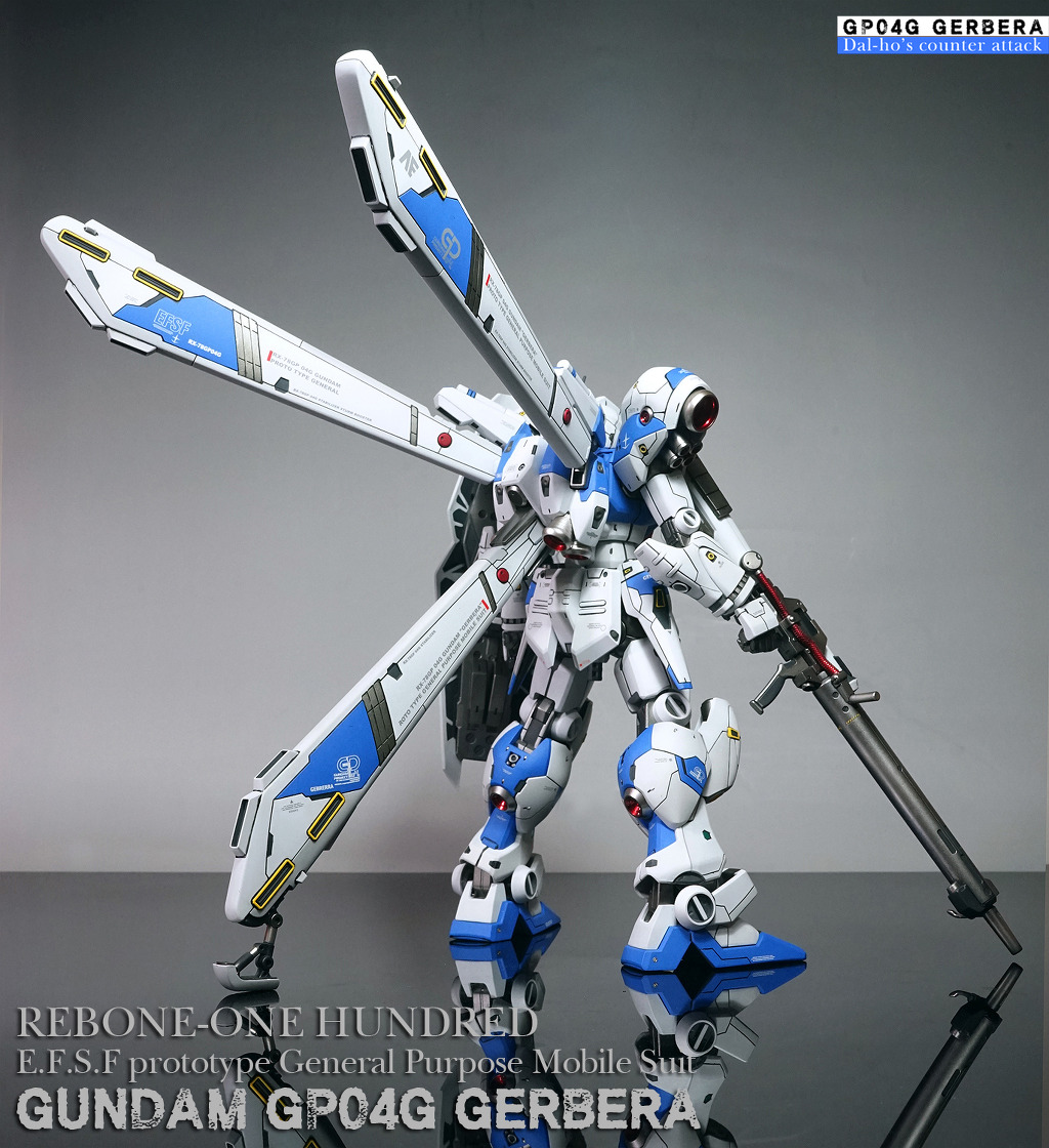 Gundam Family: RE/100 Gundam GP04 Gerbera Custom Build