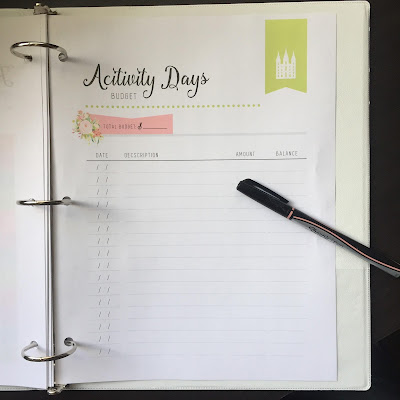 Pineapple Princess: NEW: 2017-2018 LDS Activity Day Leader Planner