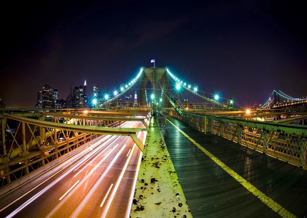 Beautiful Bridge Scene At Night 4u HD Wallpaper - all 4u wallpaper