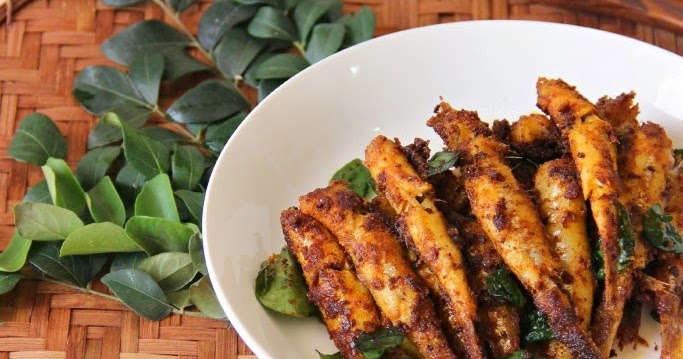 Nethili Fish Fry/ Fried Anchovies/ Nethili Meen Varuval ~ Lincy's Cook Art