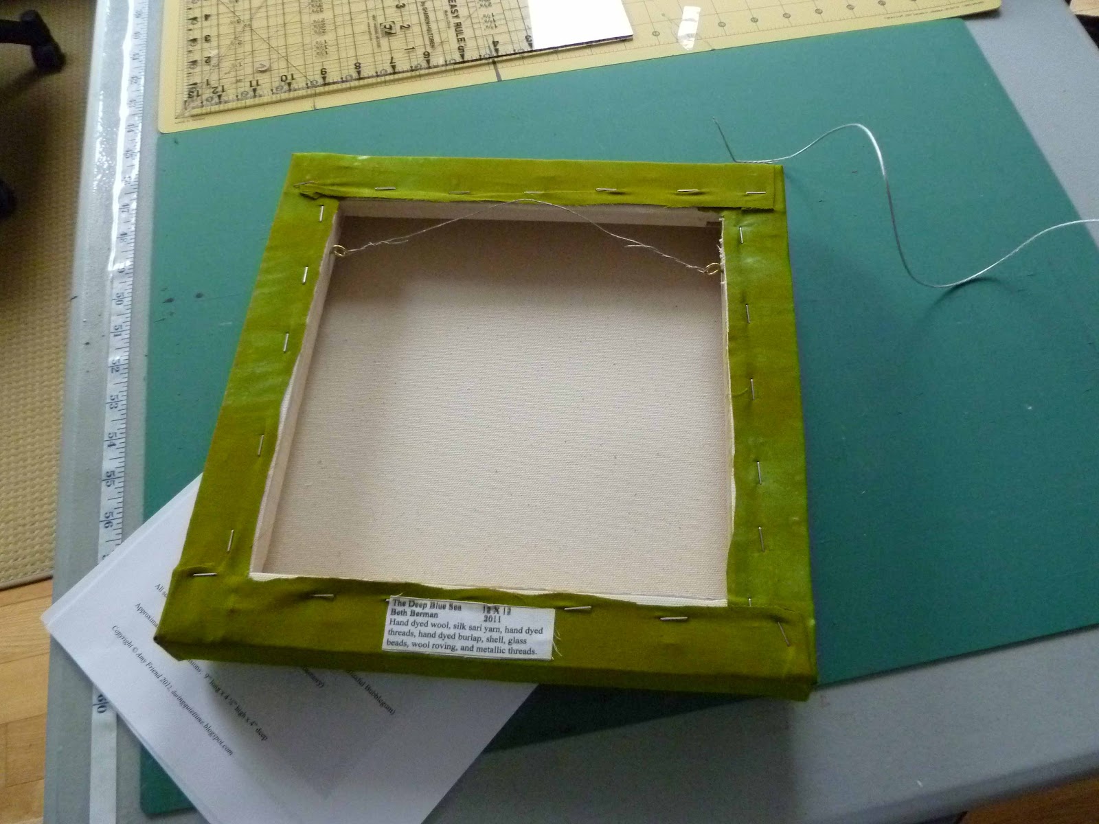 sew sew art: Framing - 3 ways