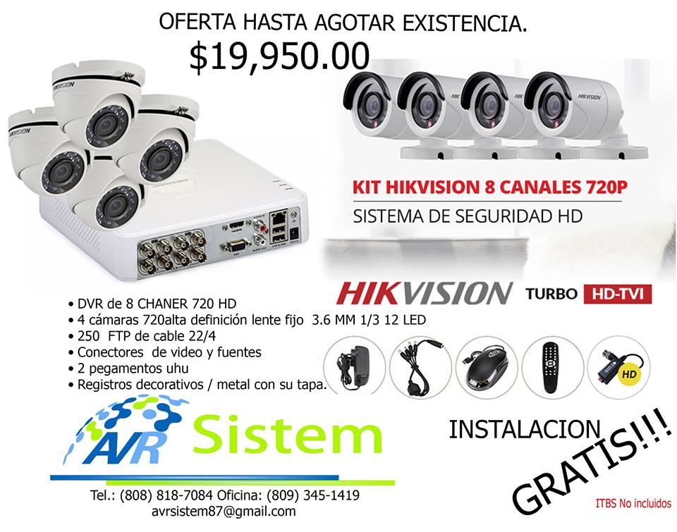 SOLO POR ESTE MES OFERTA DE CCTV