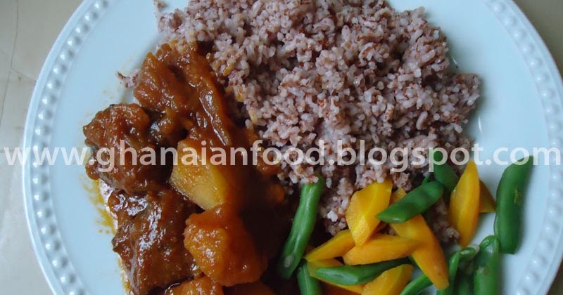 Ghanaian Food: Meat Stew