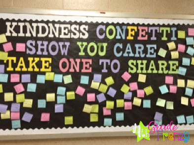 4th Grade Frenzy: Kindness Bulletin Board