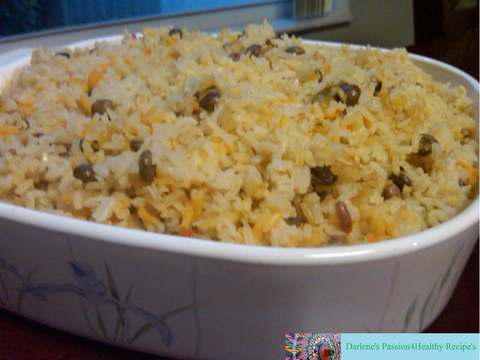 Darlene's Passion4Healthy Recipes: Arroz integral con Gandules (Brown ...