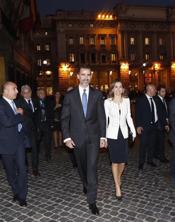 King Felipe and Queen Letizia visits the Italy