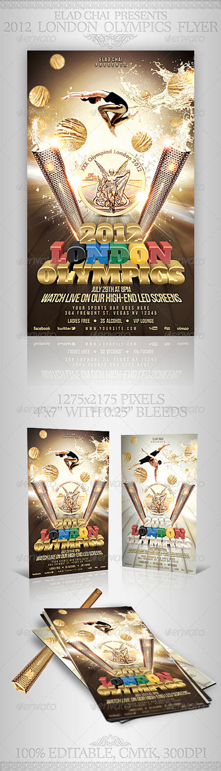 Quality Graphic Resources: GraphicRiver - 2012 London Olympics Flyer ...