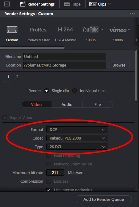 human user: How To Make an Unencrypted DCP with Resolve 15