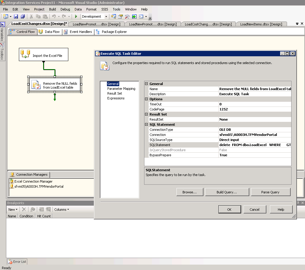 A day in the life of a BI Developer: Task 17: SSIS with variable excel ...
