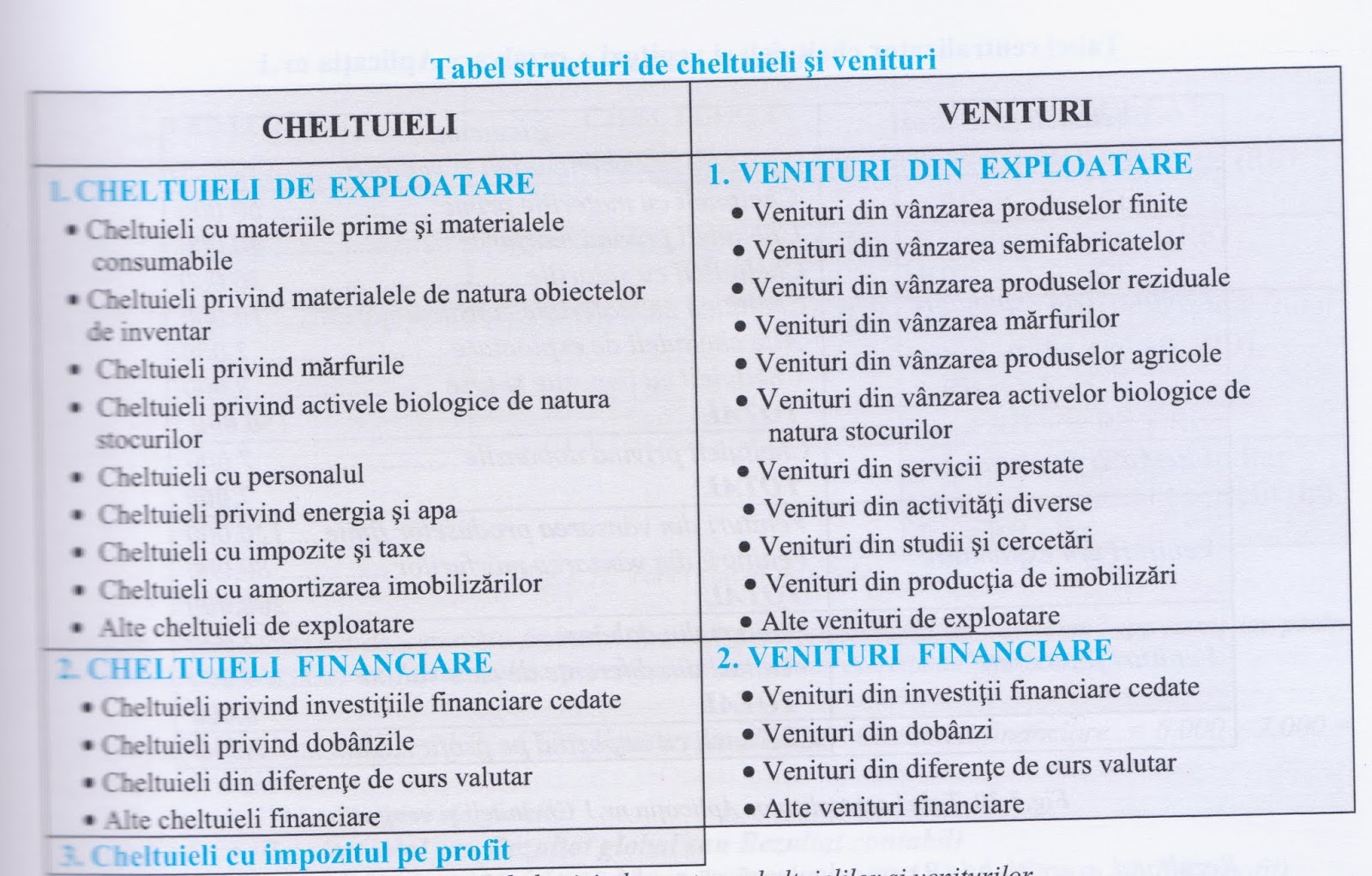 Profu`economist: CHELTUIELI SI VENITURI
