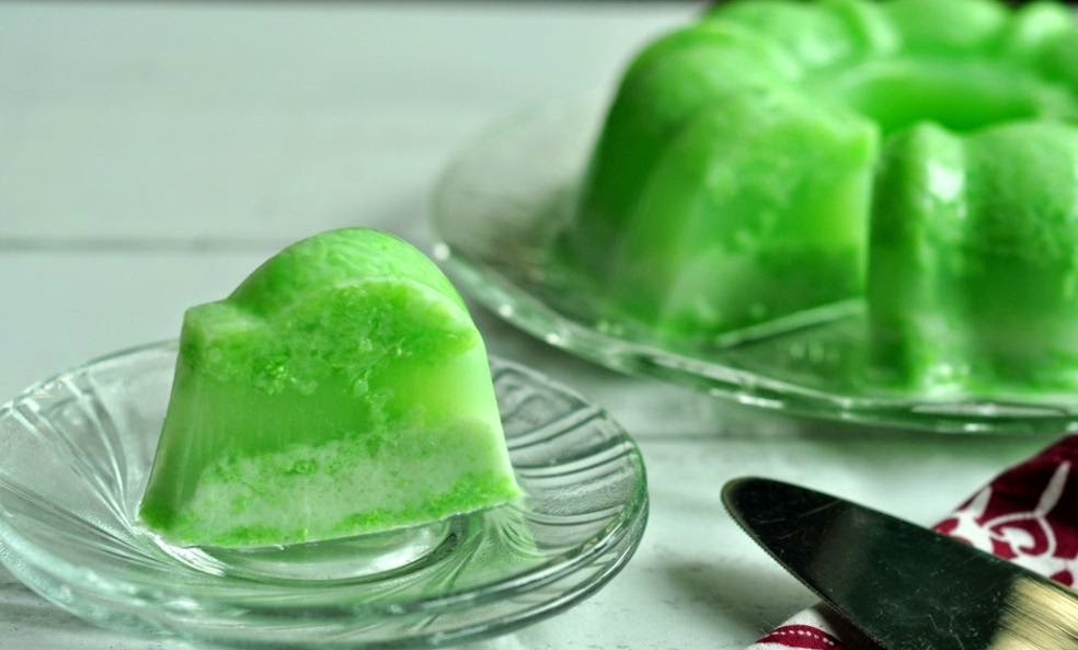 Resep Membuat Puding Tape Ketan Hijau Praktis Enak Manis | Resep ...