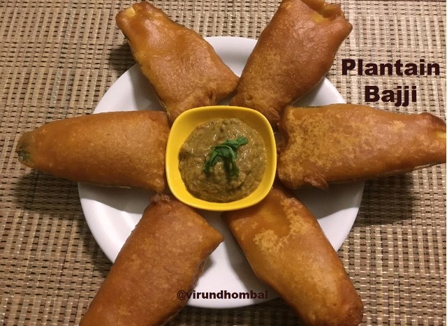 Plantain Bajji | Vazhaikkai Bajji