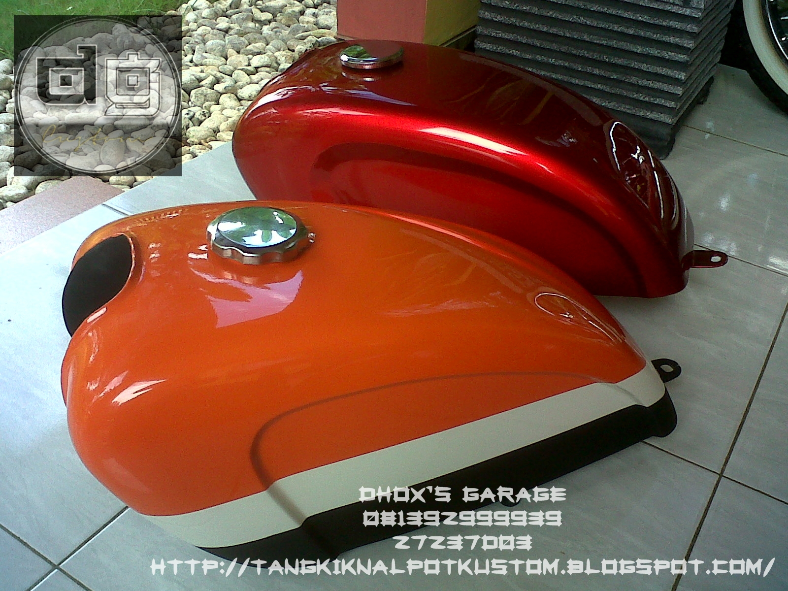 Tangki Knalpot Kustom: Tangki Kustom Model Sportster