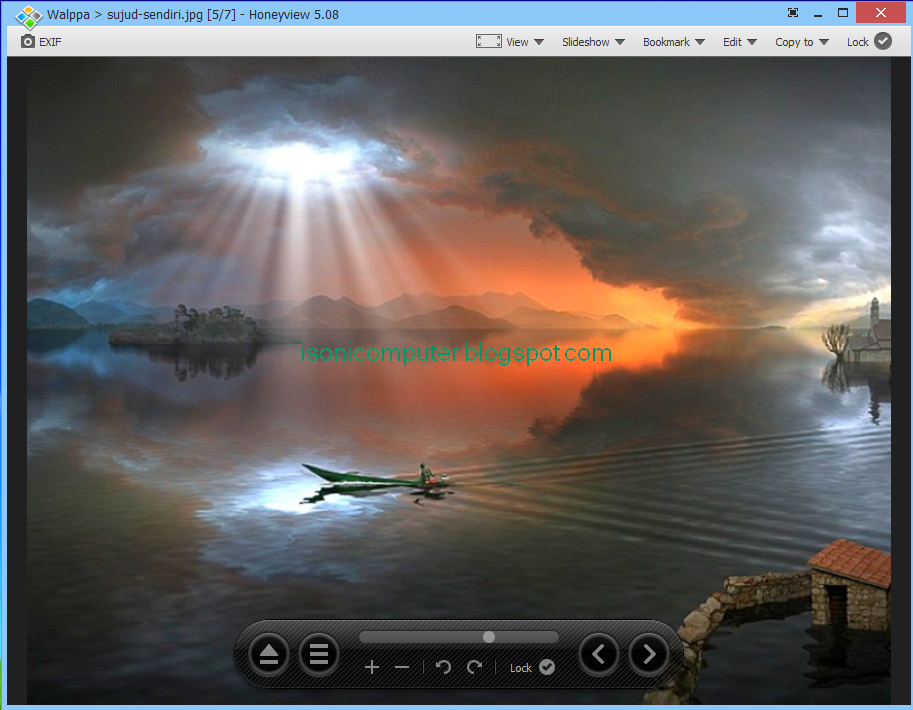 Penampil Gambar Foto Berbagai Format Dengan HoneyView 5.08 - iSONI Computer
