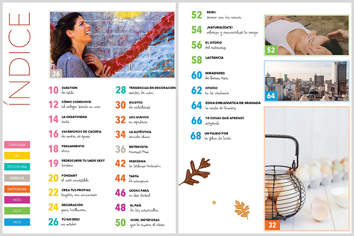 "REVISTA OTAKU": "PARTES DE UNA REVISTA"