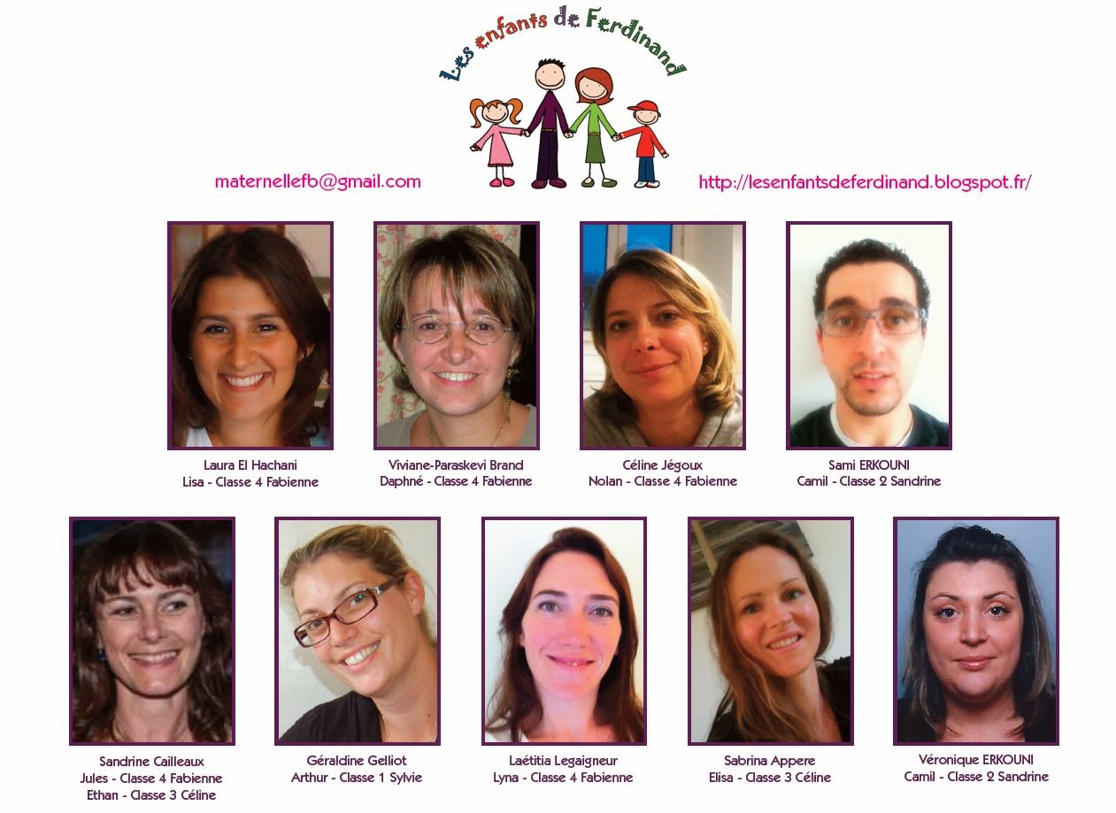 Ecole Ferdinand Buisson: Trombinoscope maternelle