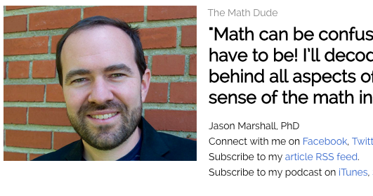 りんだろぐ rindalog: Thank You So Much, The Math Dude