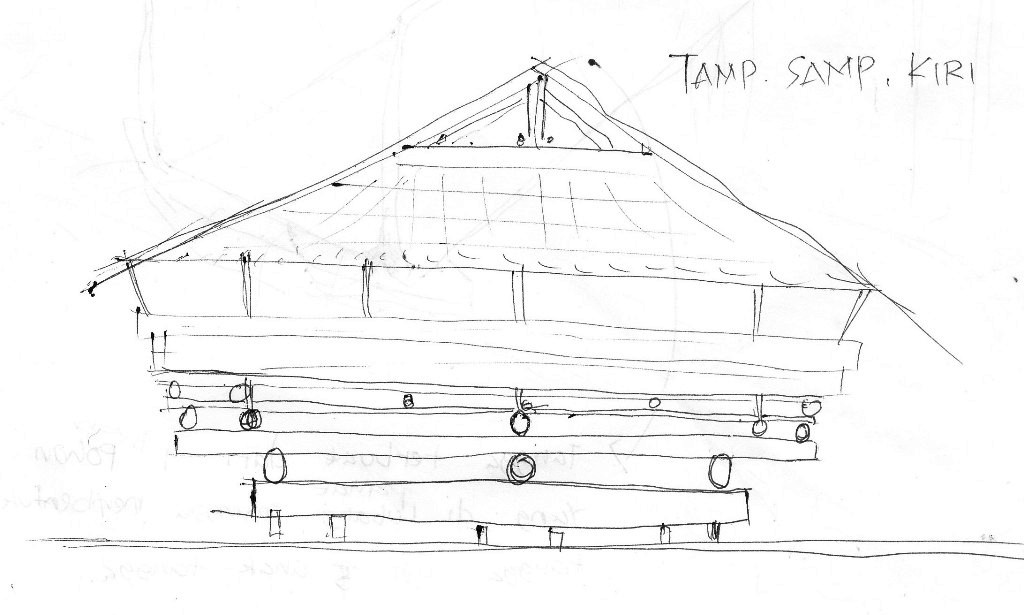 Sketsa Denah dan Tampak Lobo Toro - Kakarmand Palu