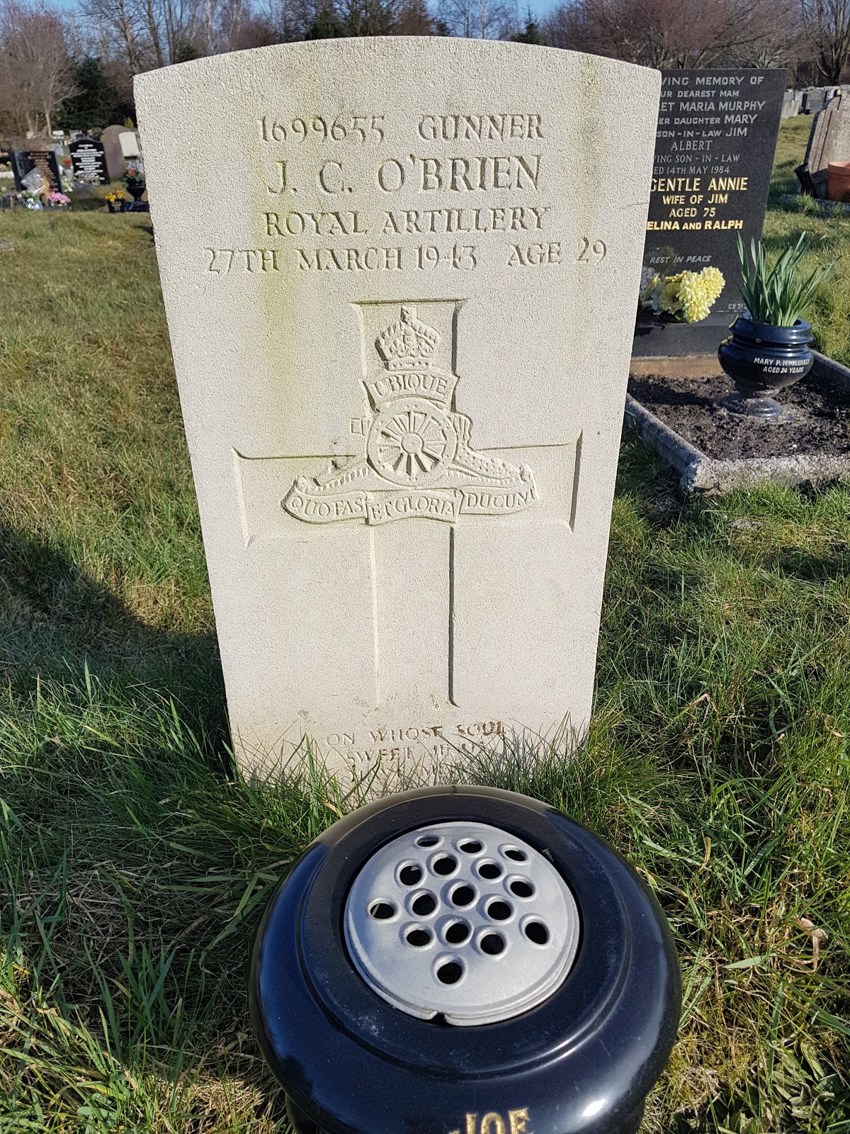 War Graves and Memorials: Stockport Cemetery and Crematorium.