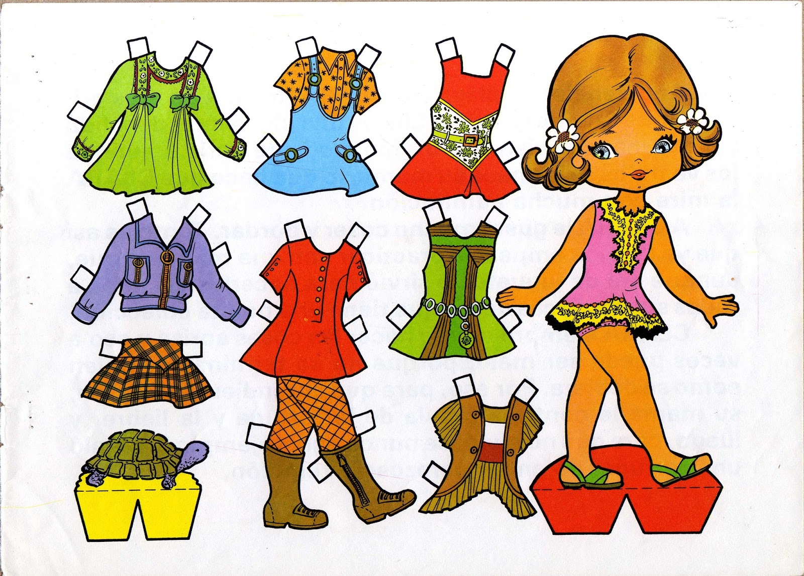Muñecas Para Recortar Muñecas Clara Y Lina Con Vestidos Para Recortar