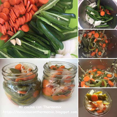 Chiles en escabeche / Recetas de Mi Cocina con Thermomix
