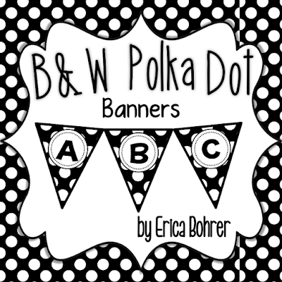 Black and White Polka Dot Classroom Decor Ideas