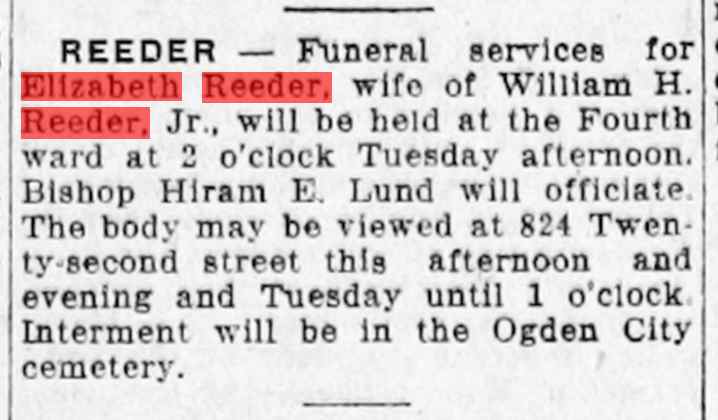 GatheringGardiners: William Henry Reeder Jr 1884 - 1961