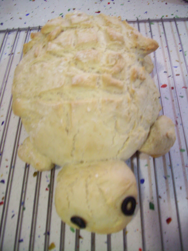 Entre Tartas y Pasteles: Pan con forma de Tortuga