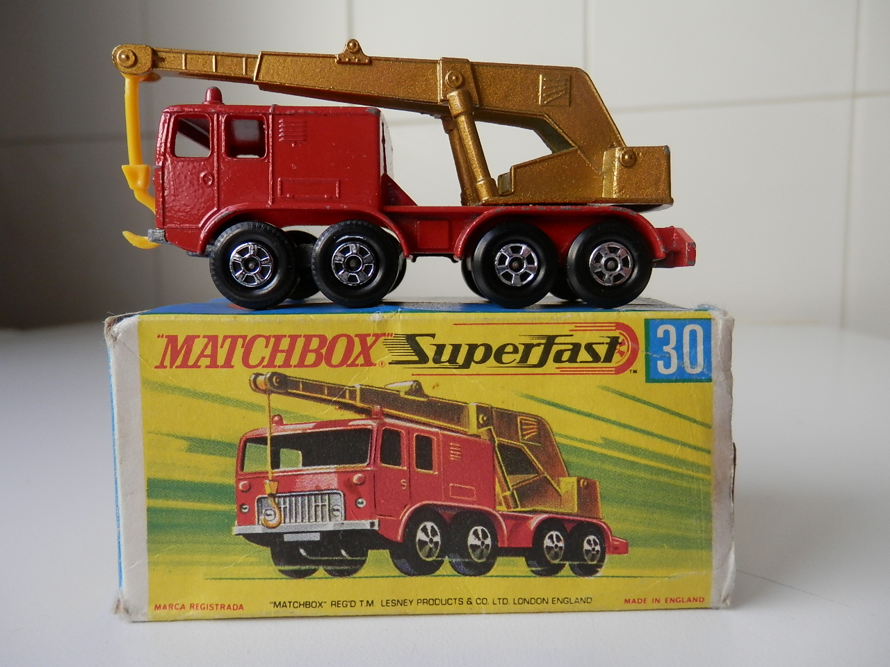 EDUARDO ASCANIO MIS MATCHBOX: 30-A 8 WHEEL CRANE