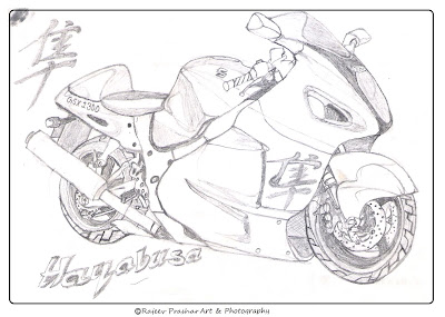 Rajeev Prashar's Art: Suzuki Hayabusa