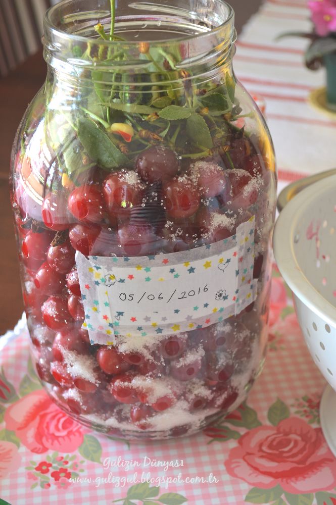 Vişne Likörü - Güliz'in Dünyası..🤍💚