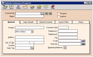 Study For All: Peachtree Account Software - Maintain Customers/Prospects