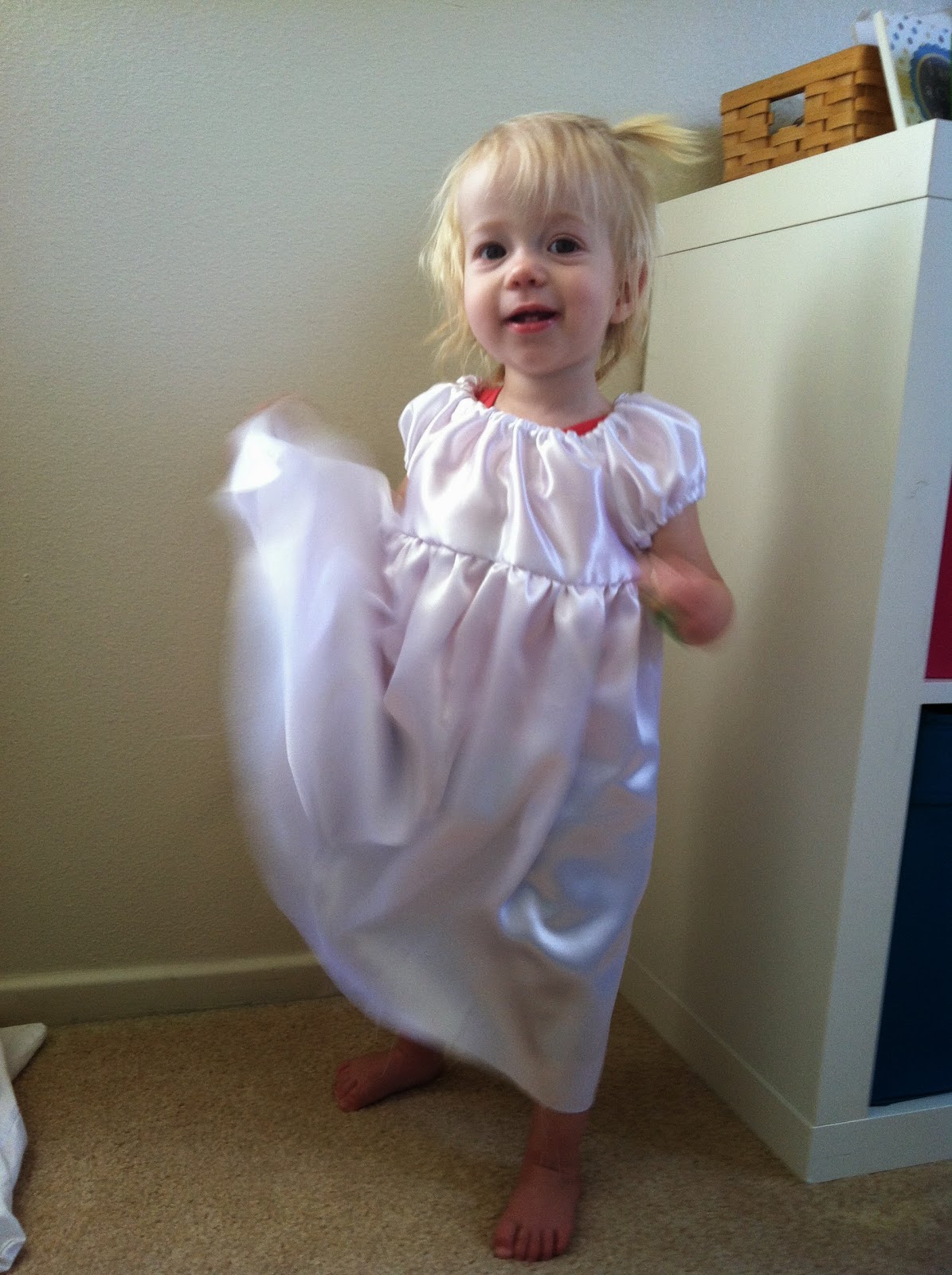 Chadwicks' Picture Place: Sienna's Flower Girl Dress (Simplicity 5695)