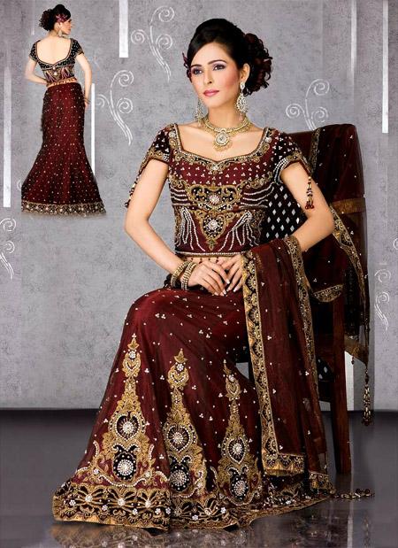 Pakistani & Indian Lenghas Design ~ Fashion Point