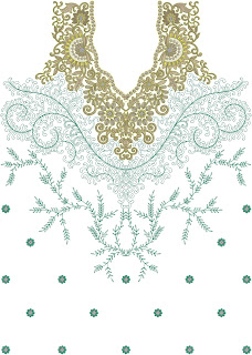 Embdesigntube: Sindhi Neck Embroidery Designs