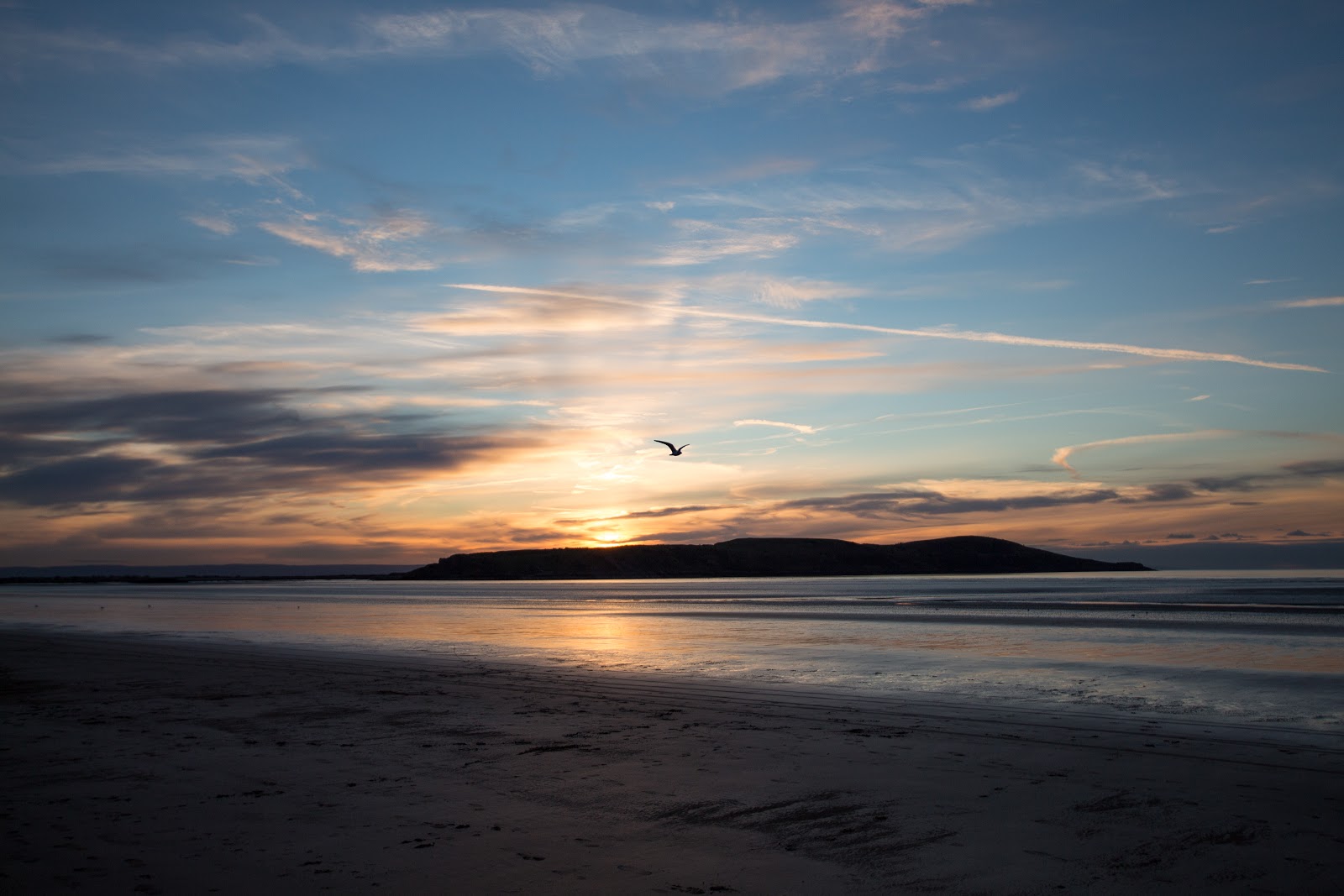 Photography: Sunset over Brean Down