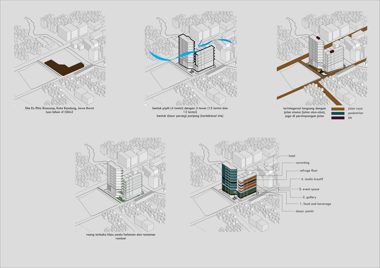 Proposal Desain Studio Perancangan Arsitektur 7 | Y - I Design