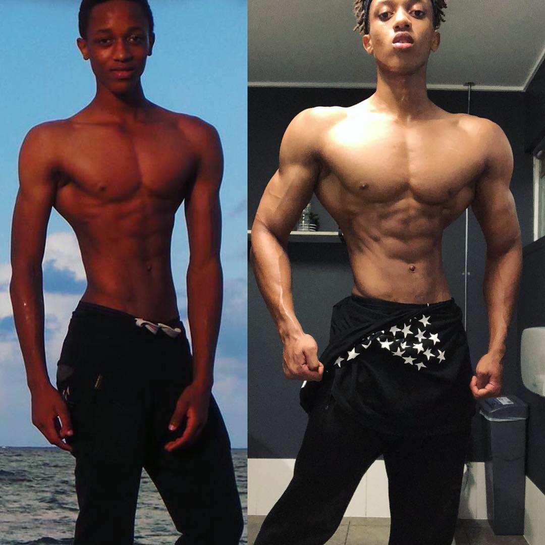 THE 19-YEAR-OLD SHOCKED INSTAGRAM WITH HIS INCREDIBLY WELL-PROPORTIONED ...