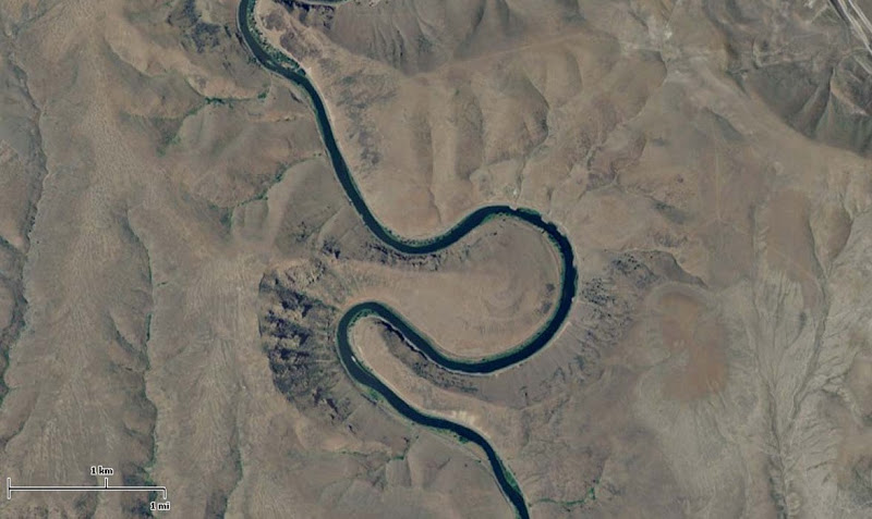 Reading the Washington Landscape: Yakima Entrenched Meander Images