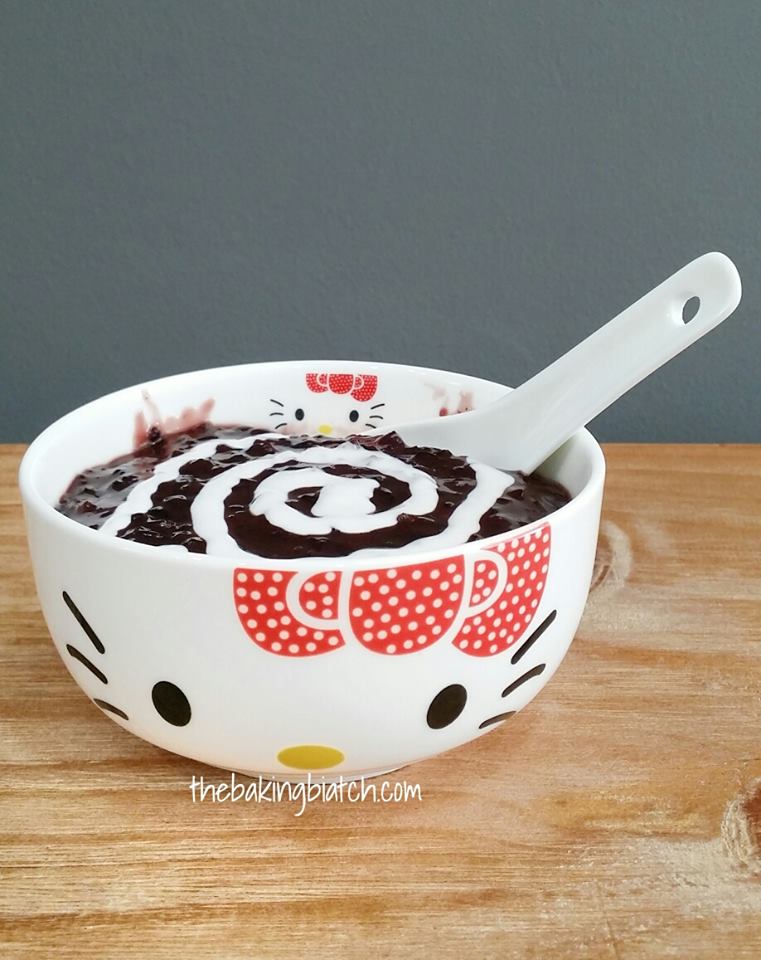 The Baking Biatch || by Cynthia Lim: Bubur Hitam / Black Glutinous Rice ...