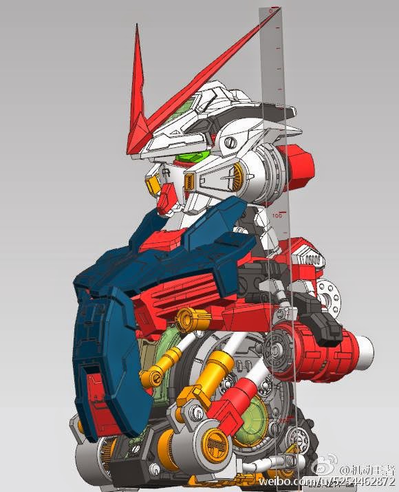 Motor King: 1/35 Gundam Astray Red Frame Bust Display Model Kit ...