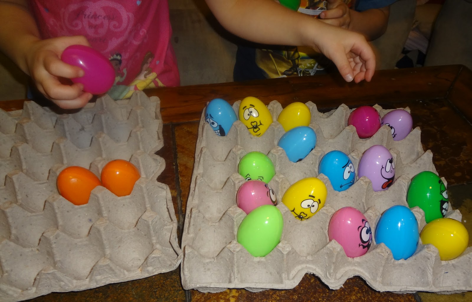 Time for Play: Silly Face Egg Matching