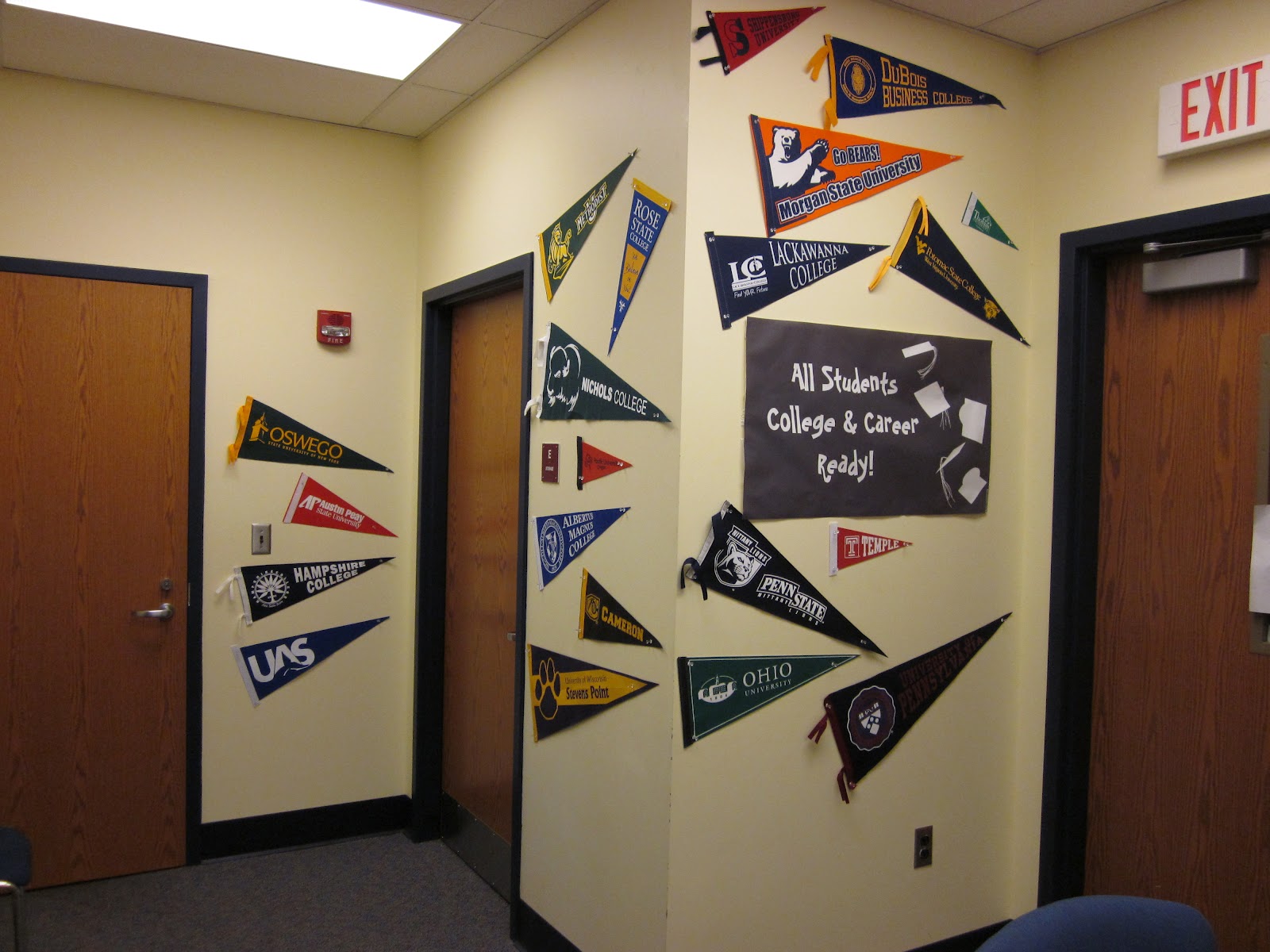 College Pennant Collage