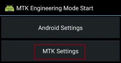 software: mtk engineering mode