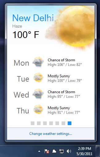 Weather Forecasting Tool for Windows 7- Forecaster