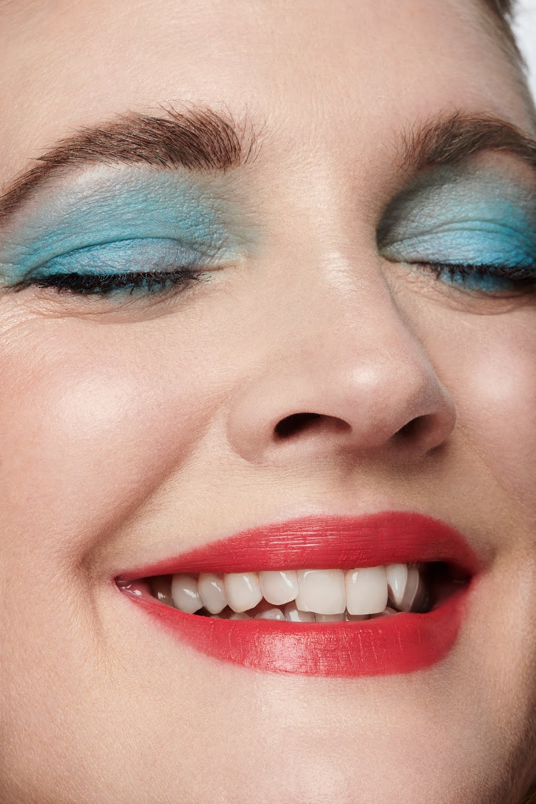 Drew Barrymore New Beauty Magazine Cover Flower Beauty Editorial April ...