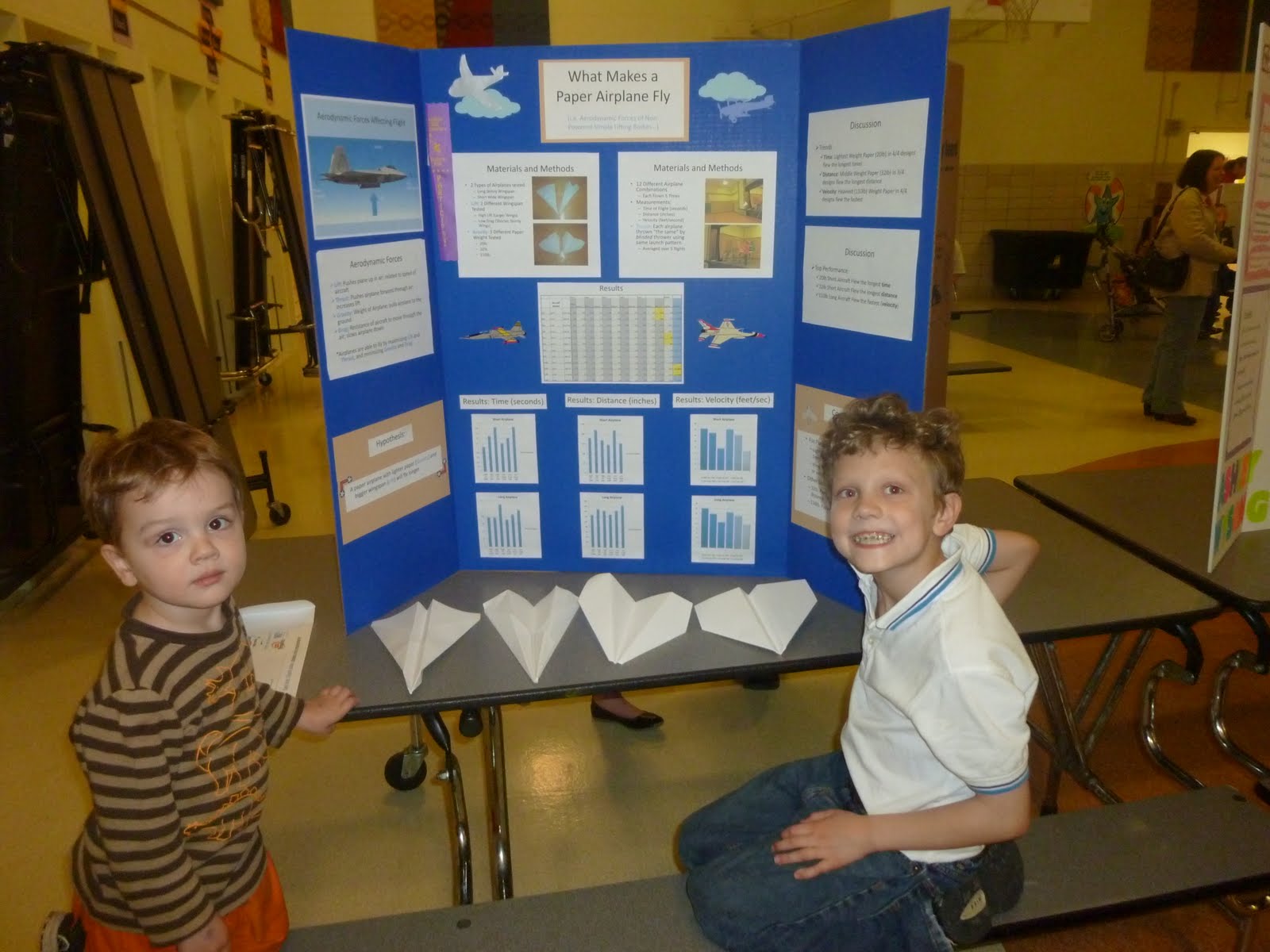 The Robins Family: Dax's Science Fair project