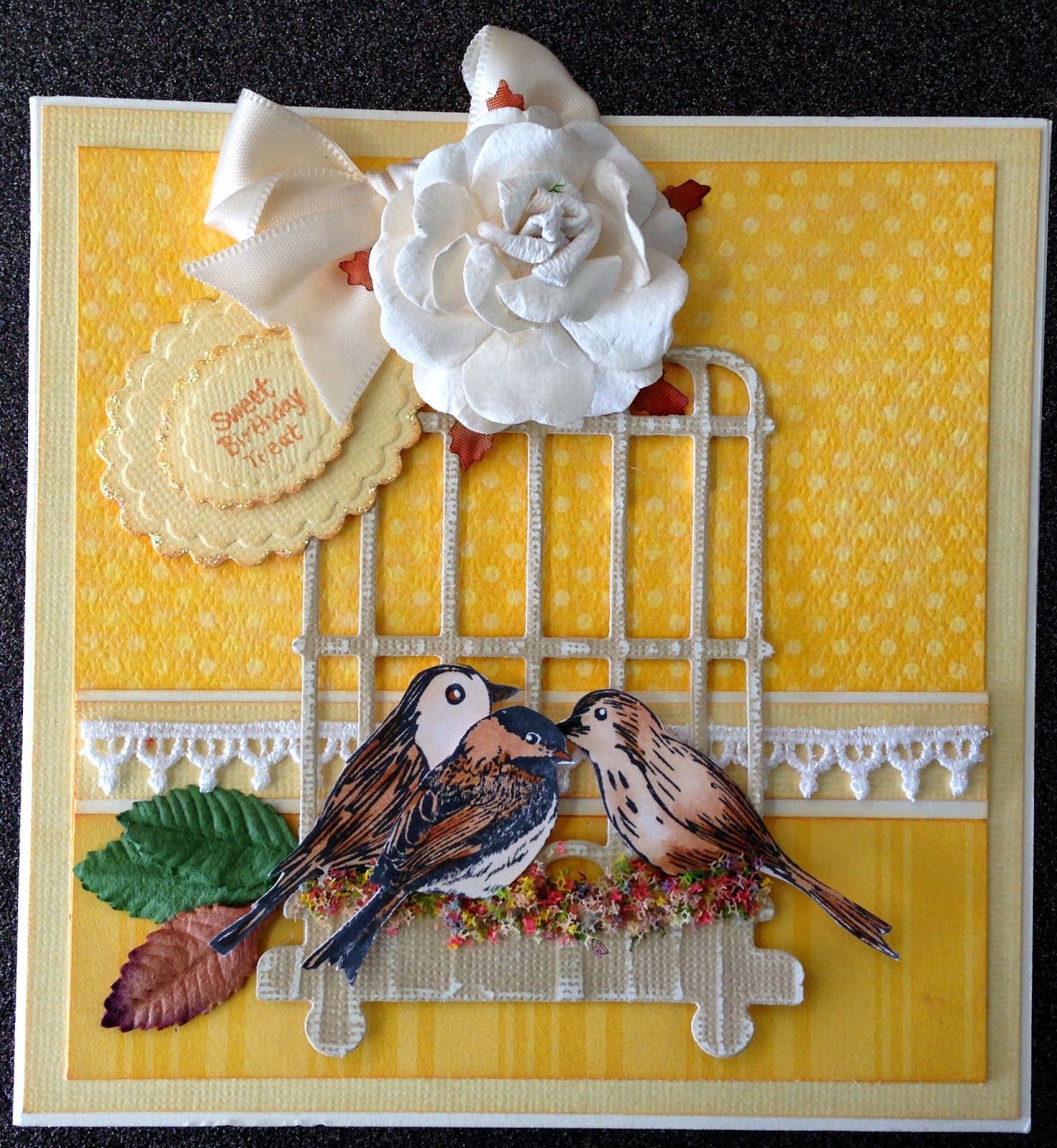 Bird cage card