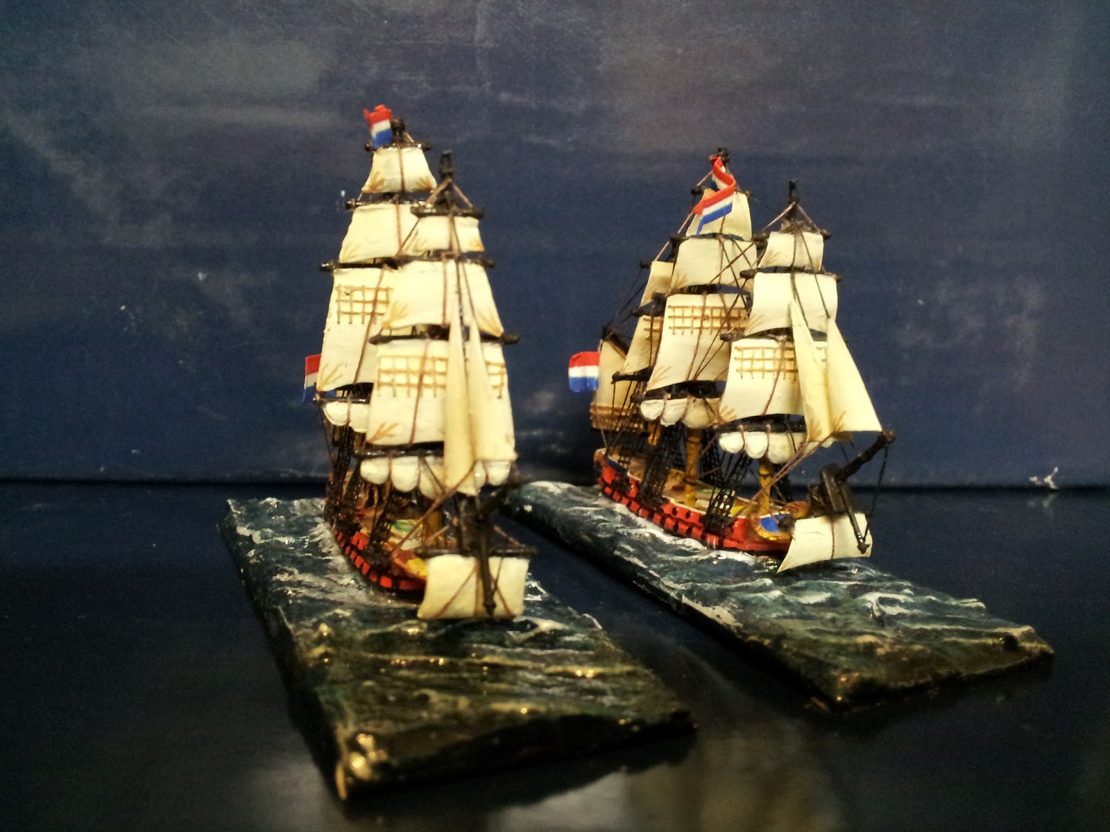 A Miniatures Hobby Room: Two Navwar 1:1200 50 Gun Ships