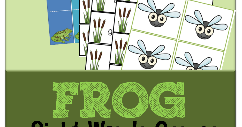 FREE Frog Sight Word Games